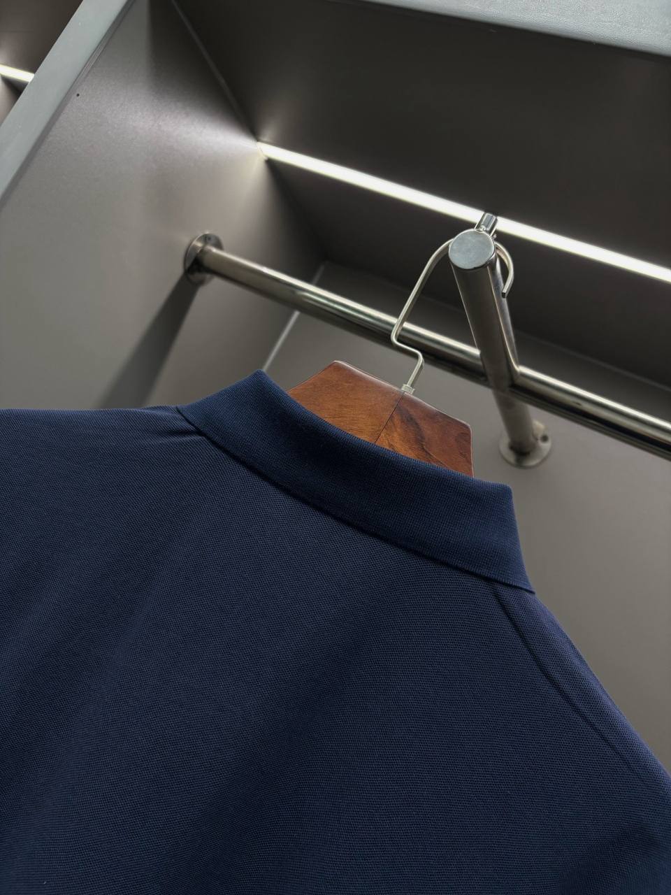 MONCLER M LOGO BLUE COLOR T-SHIRT